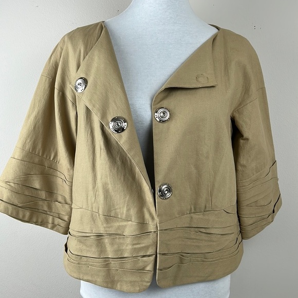 RACHEL Rachel Roy | Jackets & Coats | Rachel Roy Cottonflax Blend Crop ...